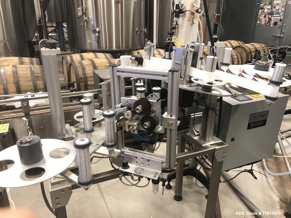 Used Moravek Bottling Line. 12/12/1. Rinser/Filler/Crowner Tribloc co