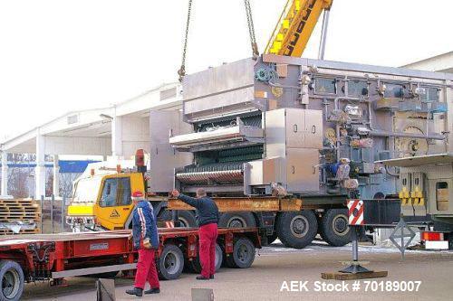 UsedContina Bottle Washer, 24,000 b/h, inside diameter approximately