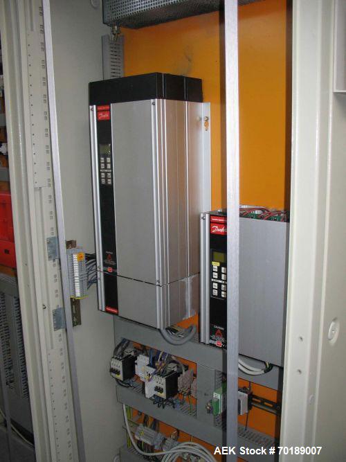 UsedContina Bottle Washer, 24,000 b/h, inside diameter approximately