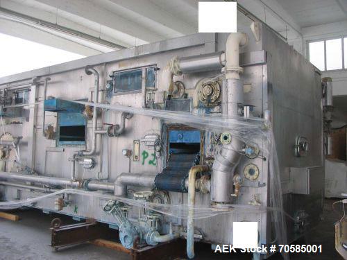 UsedContina Bottle Washer, 24,000 b/h, inside diameter approximately