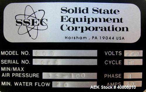 Used Solid State Equipment Corp. Cleaner, Model 200.