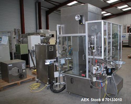 UsedGroninger KFGV 201 Filling/Crimping/Capping Machine for bottles,