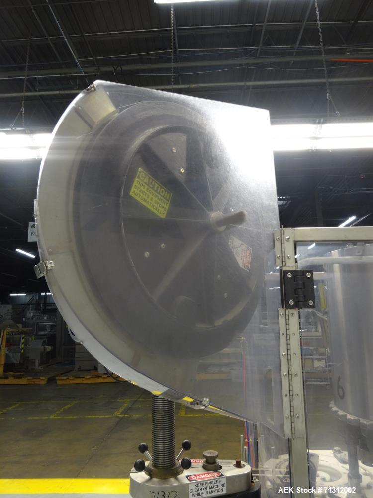 Used Consolidated Model TG-8-15 "CaPeM" Rotary Chuck Capper. 8 Heads