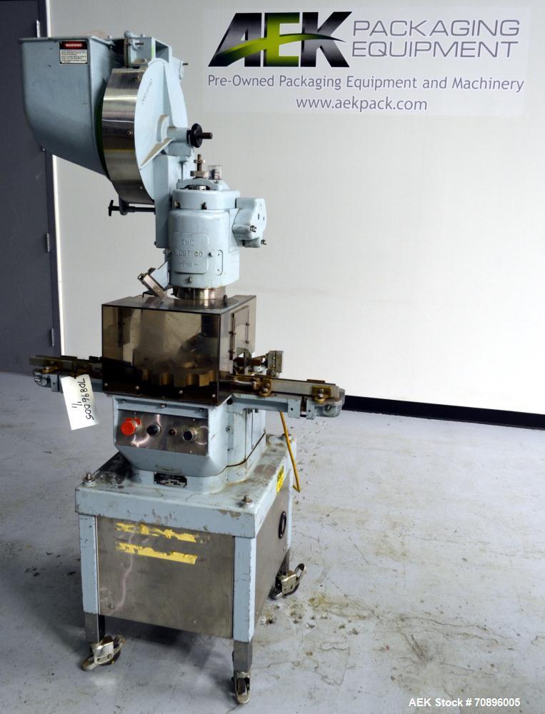 Used West PW500F Rotary Vial Crimp Capper capable of up to 120 bottle