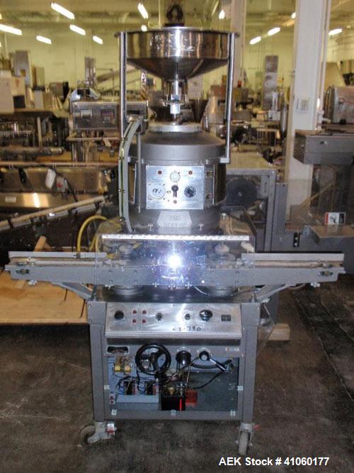 Used Genesis West Vial Crimp Capper, Model RW500. Offered as a parts