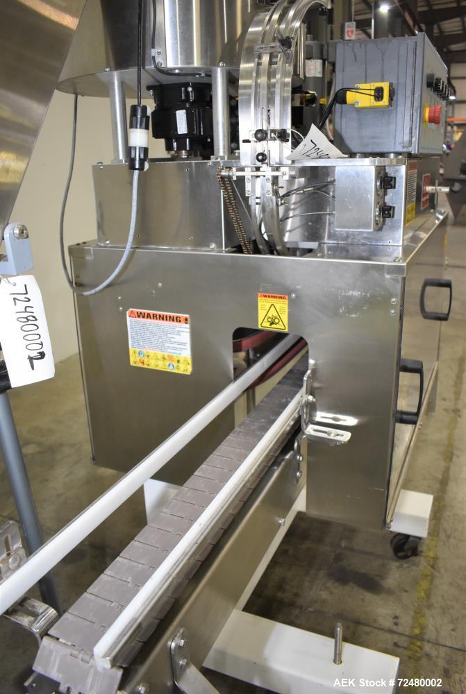 Used Kaps-All Model A6 Automatic Inline 6-Spindle Quill Capper. Machi