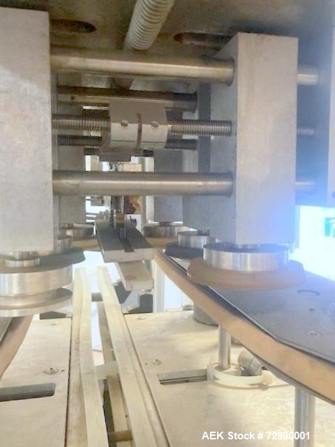 Used Kaps-All Model A6 Automatic Inline 6-Spindle Quill Capper. Speed