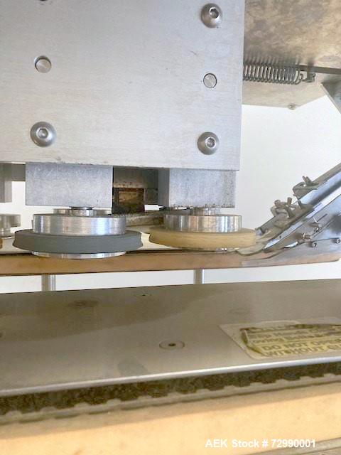 Used Kaps-All Model A6 Automatic Inline 6-Spindle Quill Capper. Speed