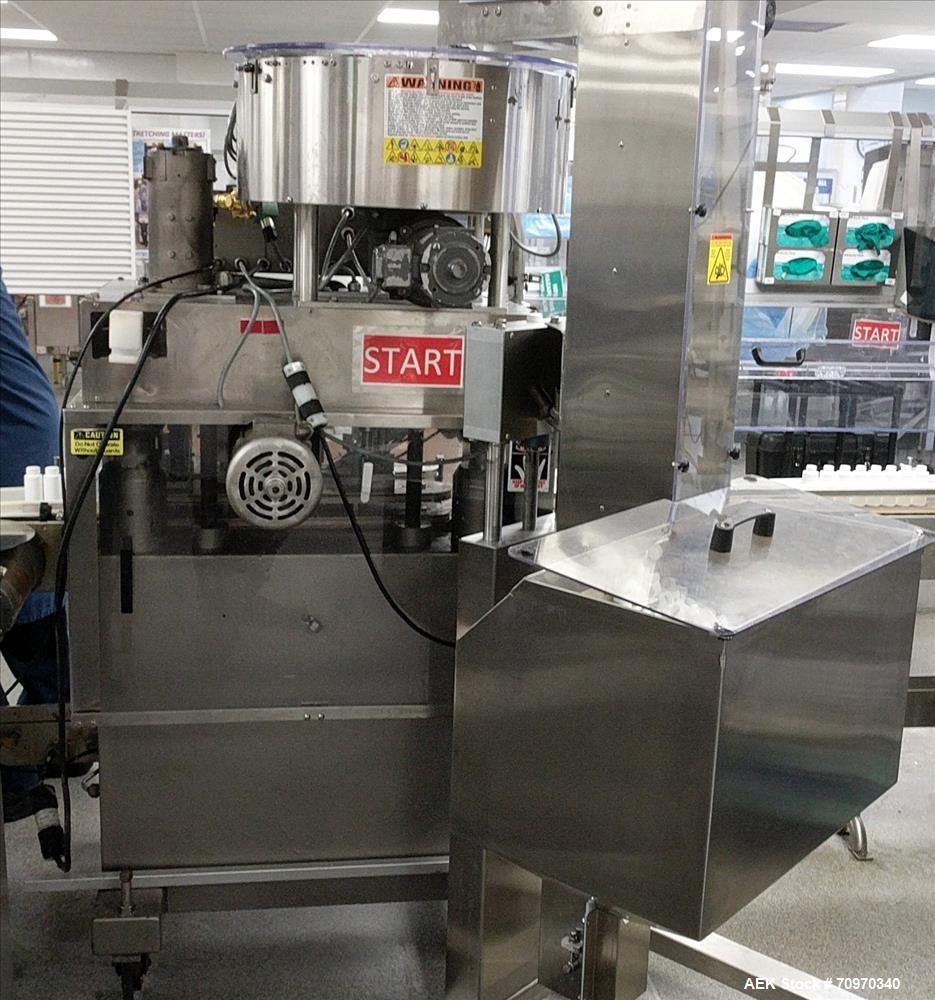 UsedKaps-All Automatic In-Line Quill Capper, Model E. 2 pair quills,