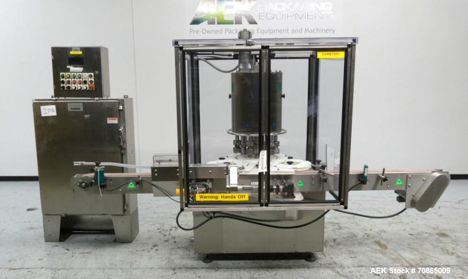 UsedStolberger Model CR 15-6 Rotary Chuck Cap Retorquer. Machine is c