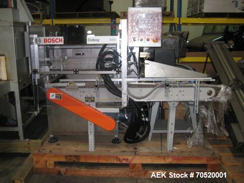 UsedBosch Doboy Model 840e Triseal Carton Closer. Machine is capable