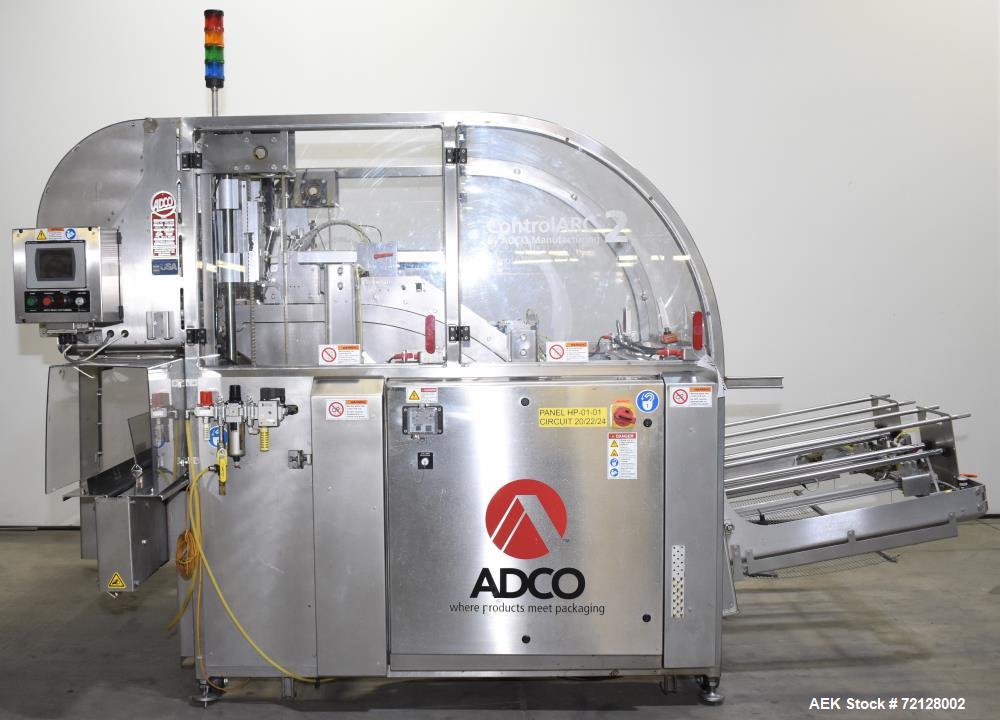 Used Adco Tri-seal Top Load Carton Former, Model CF1200-30-SS. Has 2