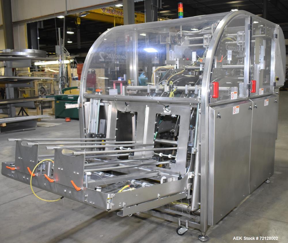 Used Adco Tri-seal Top Load Carton Former, Model CF1200-30-SS. Has 2