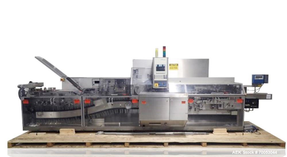 UsedUsed Uhlmann horizontal cartoner, model C 2205, speeds up to 250/