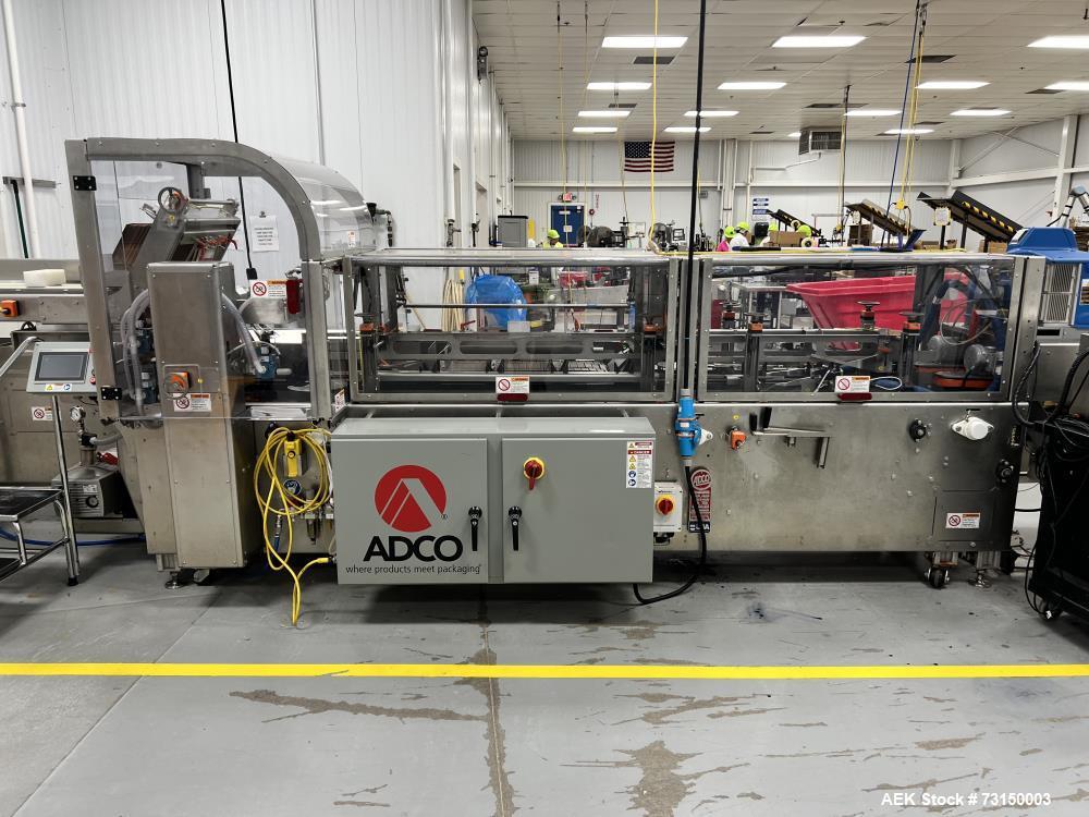 Used Adco Model JET-BC-SS Stainless Steel Automatic Horizontal Glue C
