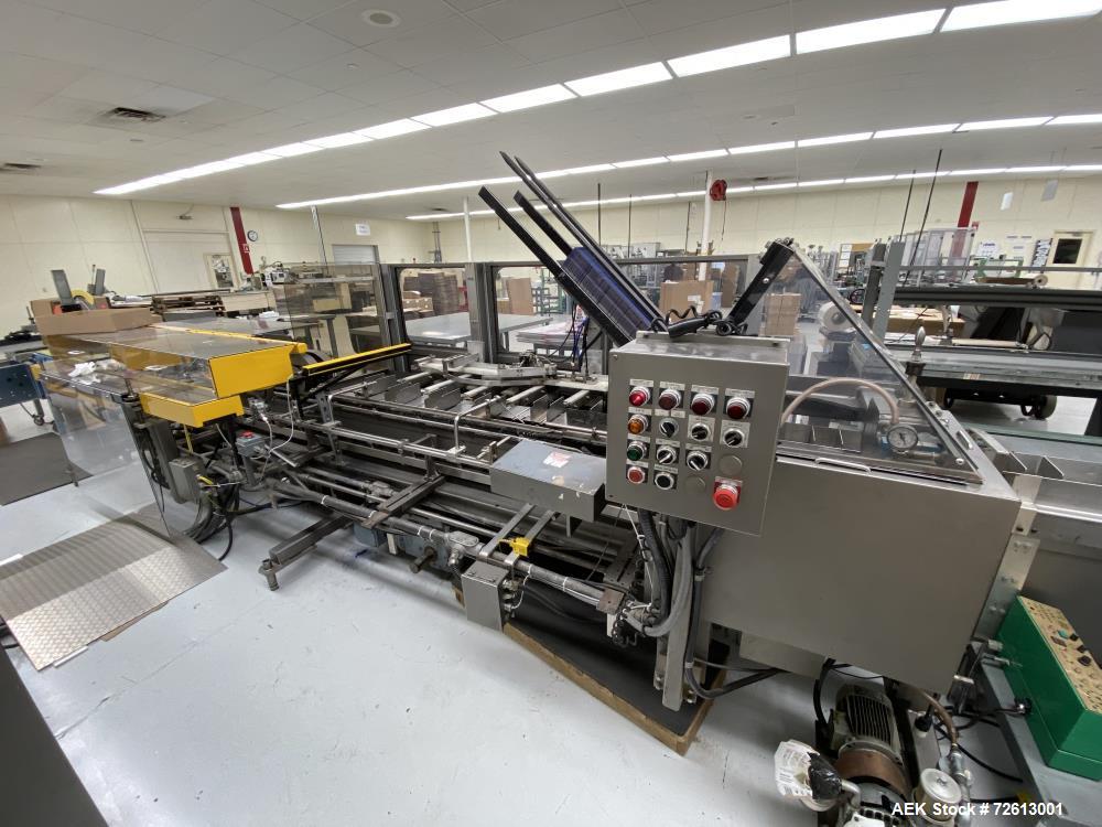 UsedLangen B1-OL Automatic Horizontal Glue Cartoner. Capable of speed