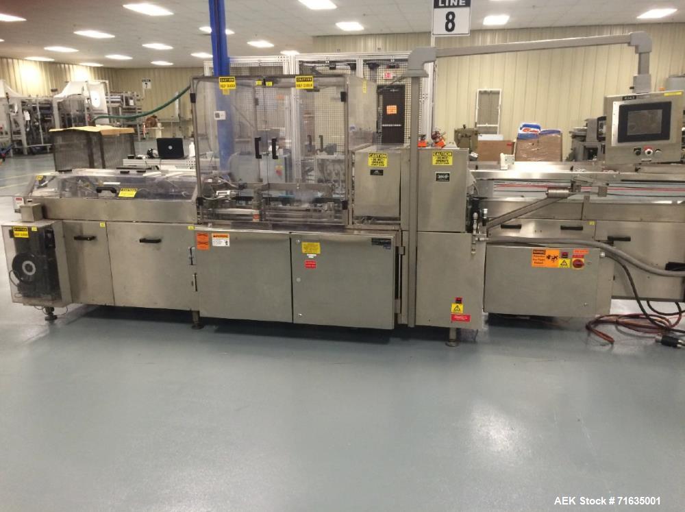 Used MGS, Model HCM-750 Continuous Motion Horizontal Cartoner. Capabl