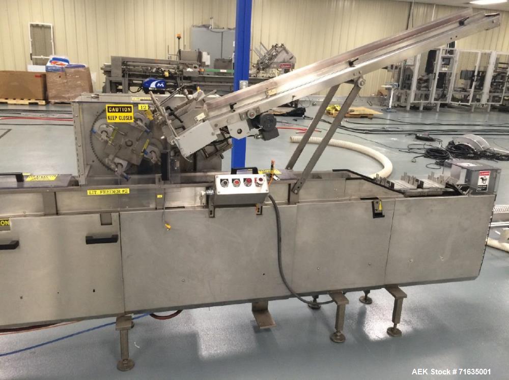 Used MGS, Model HCM-750 Continuous Motion Horizontal Cartoner. Capabl