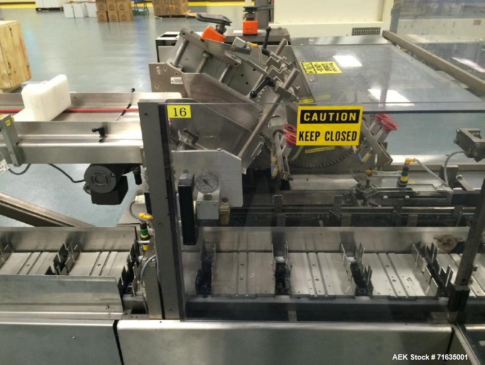 Used MGS, Model HCM-750 Continuous Motion Horizontal Cartoner. Capabl