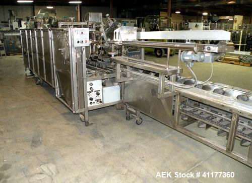 Used Tisma Automatic Horizontal Cartoner, Model TC600M FX. Capable of