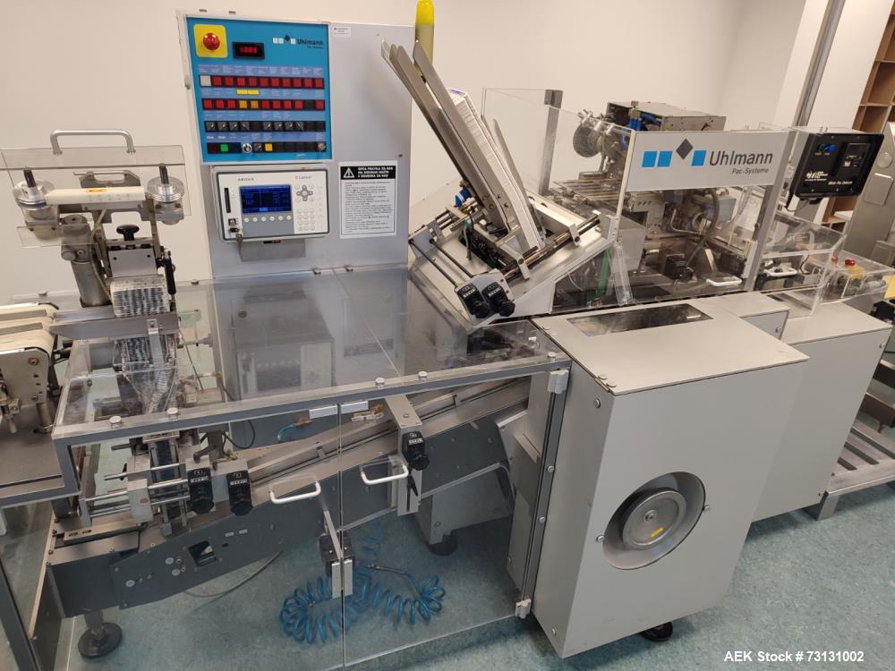 Used Uhlmann C100 Horizontal Cartoner Cartoner Uhlmann for blisters o