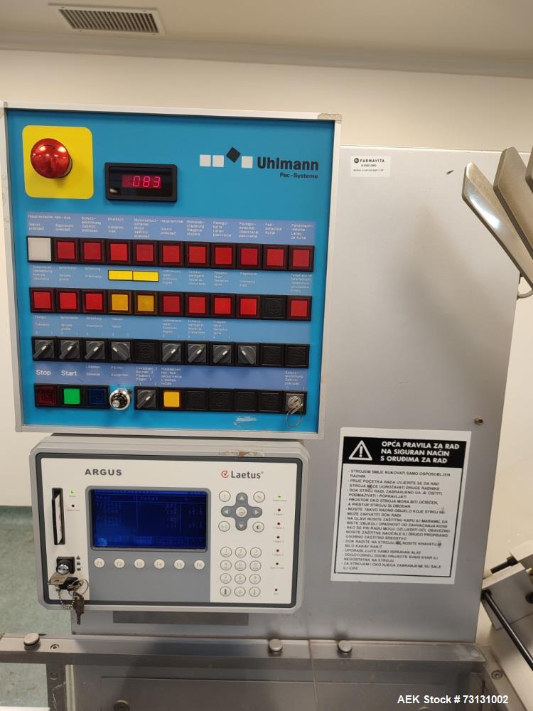 Used Uhlmann C100 Horizontal Cartoner Cartoner Uhlmann for blisters o