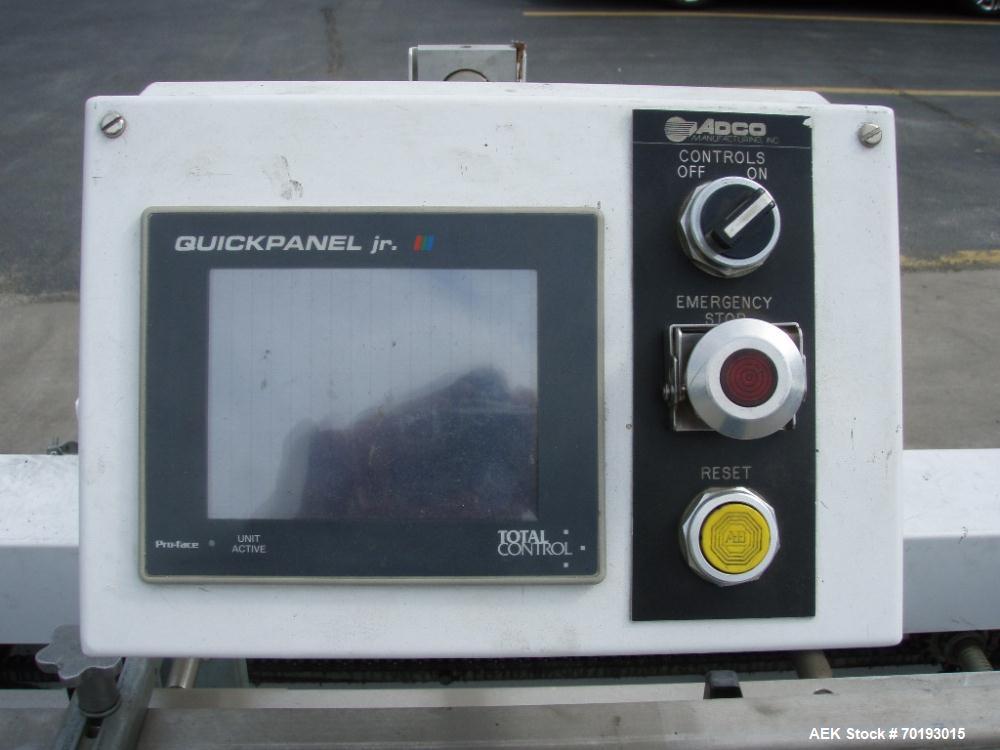 UsedAdco Model 15D105-EC Hand Load Horizontal Cartoner. Has 2 head r