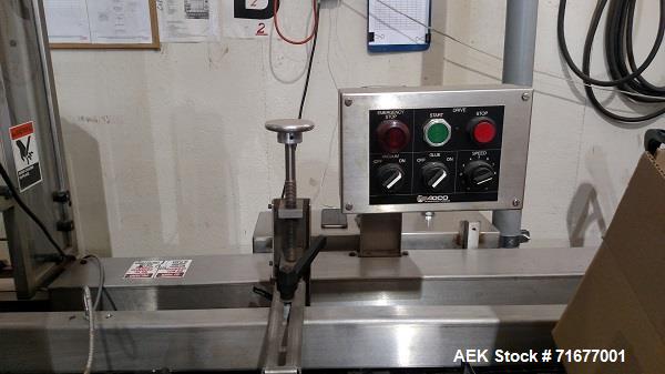 Used Adco 15D105-SS Stainless Steel Horizontal Load Semi Automatic Ca