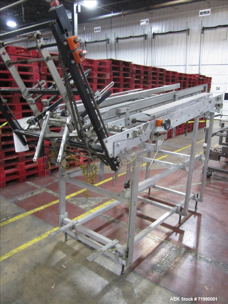 Used Langen B1M Semi-Automatic Horizontal Cartoner. 18" center machin