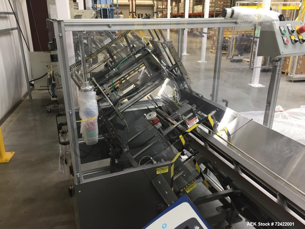Used Scandia Semi Automatic Manual Load Horizontal Cartoner. Model HL