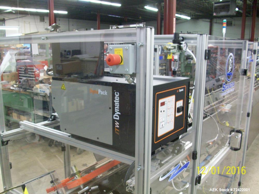 Used Scandia Semi Automatic Manual Load Horizontal Cartoner. Model HL
