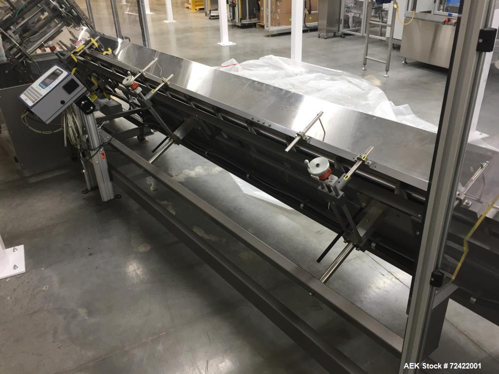 Used Scandia Semi Automatic Manual Load Horizontal Cartoner. Model HL