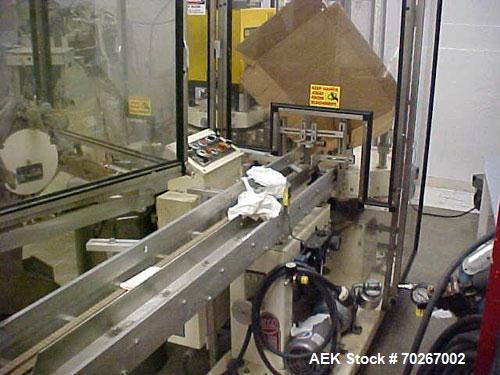 Used Adco Model 15VEC Volumetric product feed, rotary carton feeder,