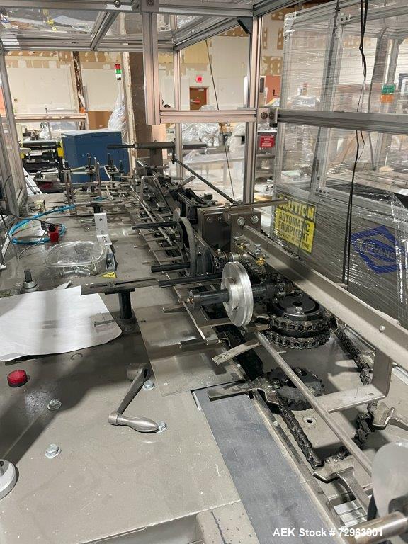 UsedBivans Model 82 Top Closer Carton Sealer. Machine is capable of s