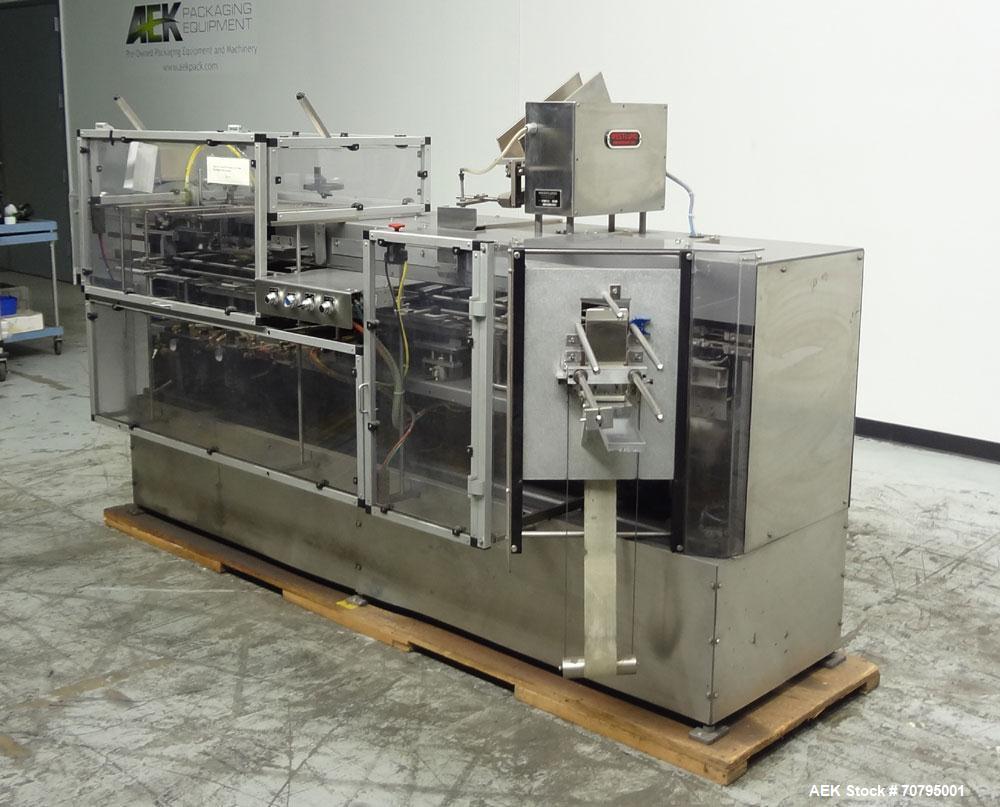 Used Econocorp V-System Semi-Automatic Vertical Cartoner, Model 6932.
