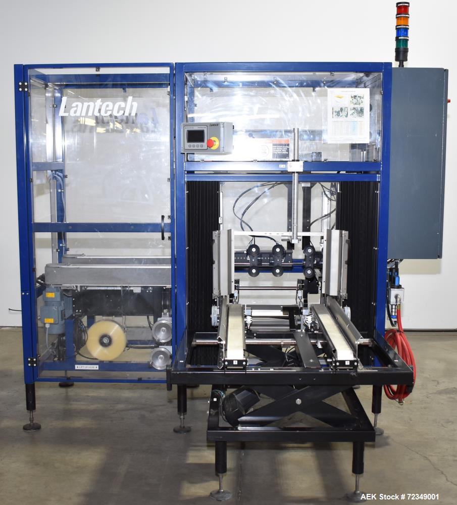 Used Lantech C-1000 Automatic Case Erector and Bottom left hand Case