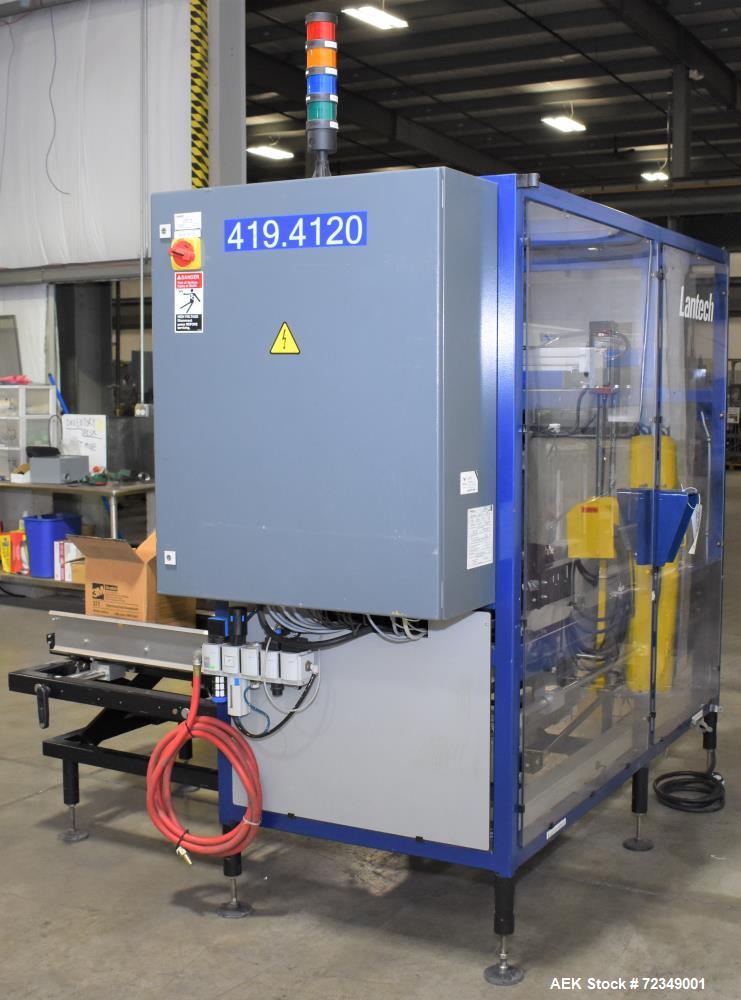 Used Lantech C-1000 Automatic Case Erector and Bottom left hand Case