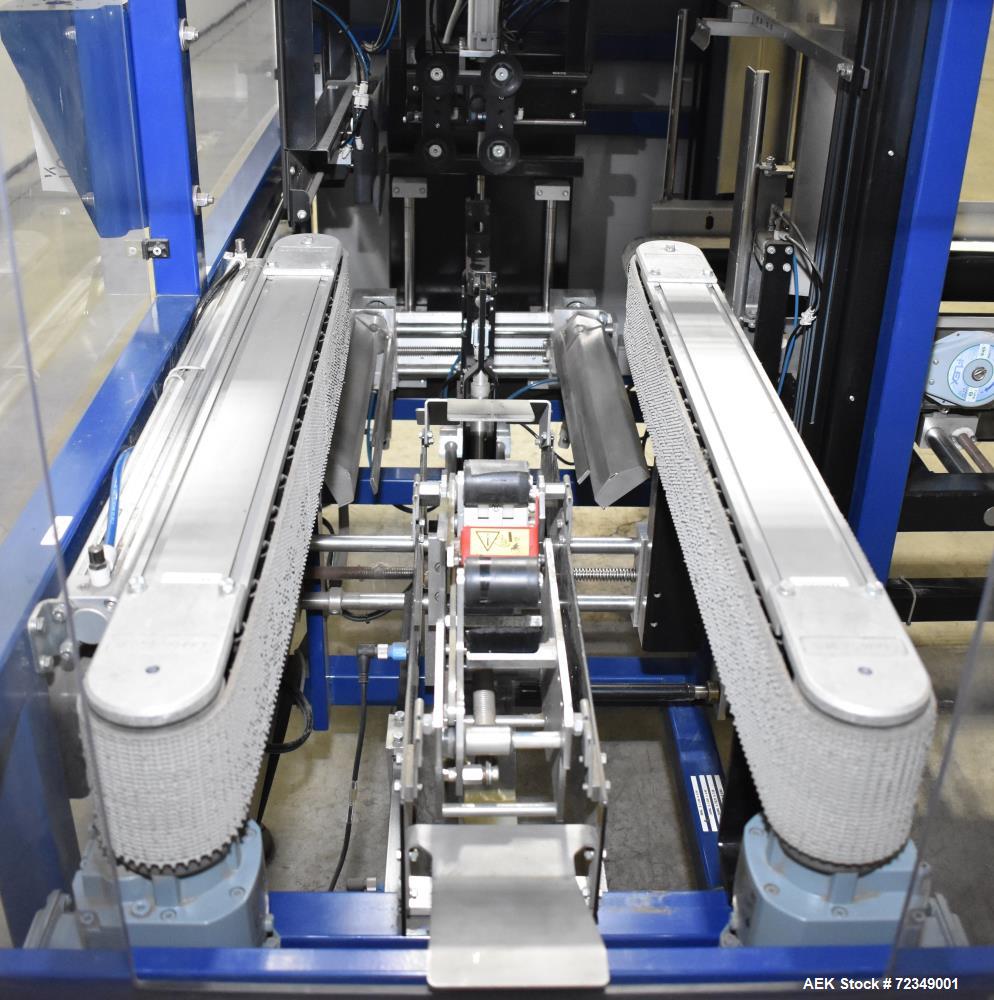 Used Lantech C-1000 Automatic Case Erector and Bottom left hand Case