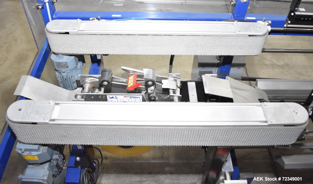 Used Lantech C-1000 Automatic Case Erector and Bottom left hand Case