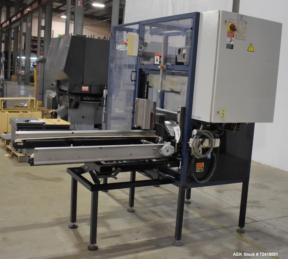 Used Lantech C1000L Automatic Case Erector and Bottom Taper, Model C-