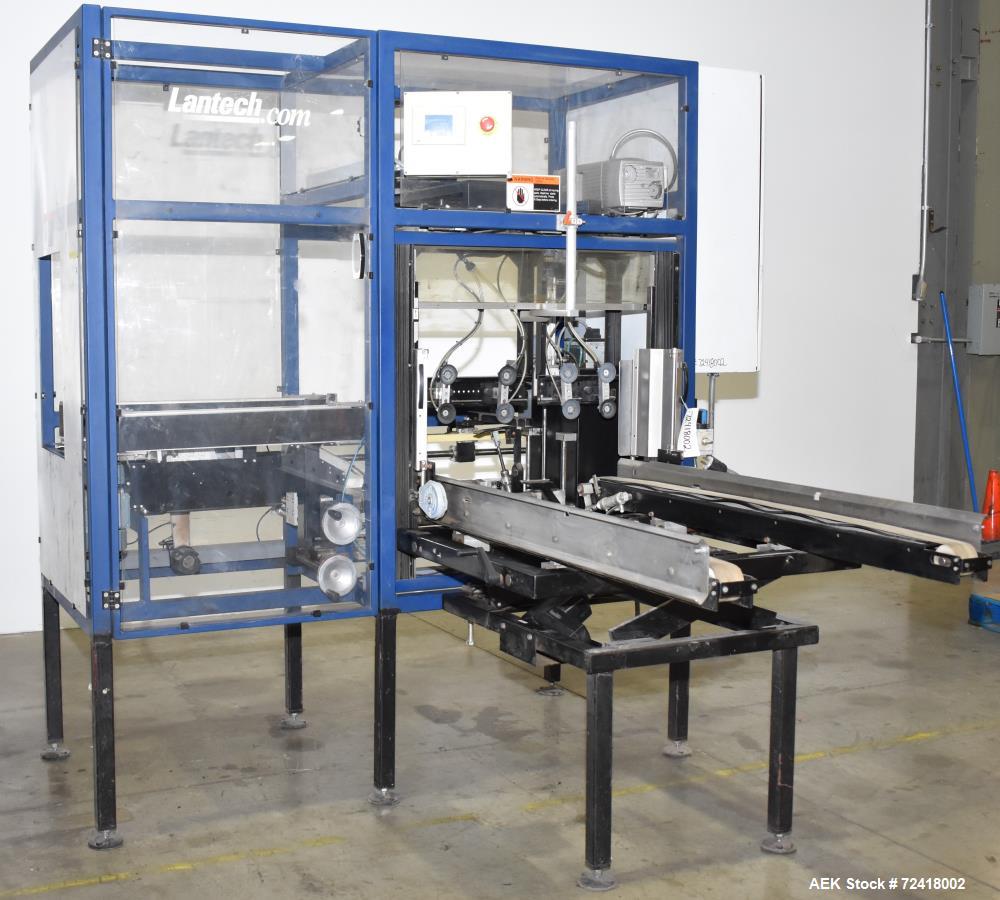Used Lantech C-1000 Automatic Case Erector and Bottom Sealer for Righ