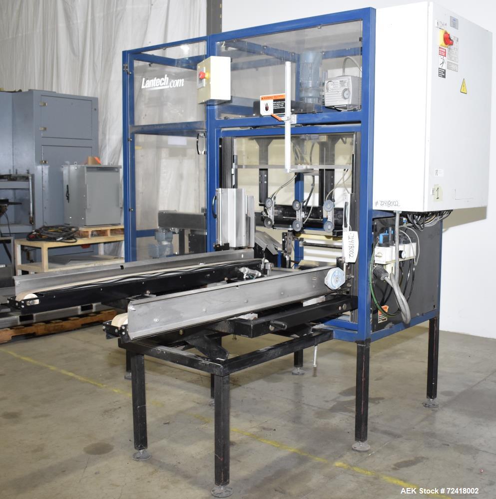 Used Lantech C-1000 Automatic Case Erector and Bottom Sealer for Righ