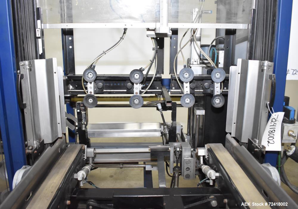 Used Lantech C-1000 Automatic Case Erector and Bottom Sealer for Righ