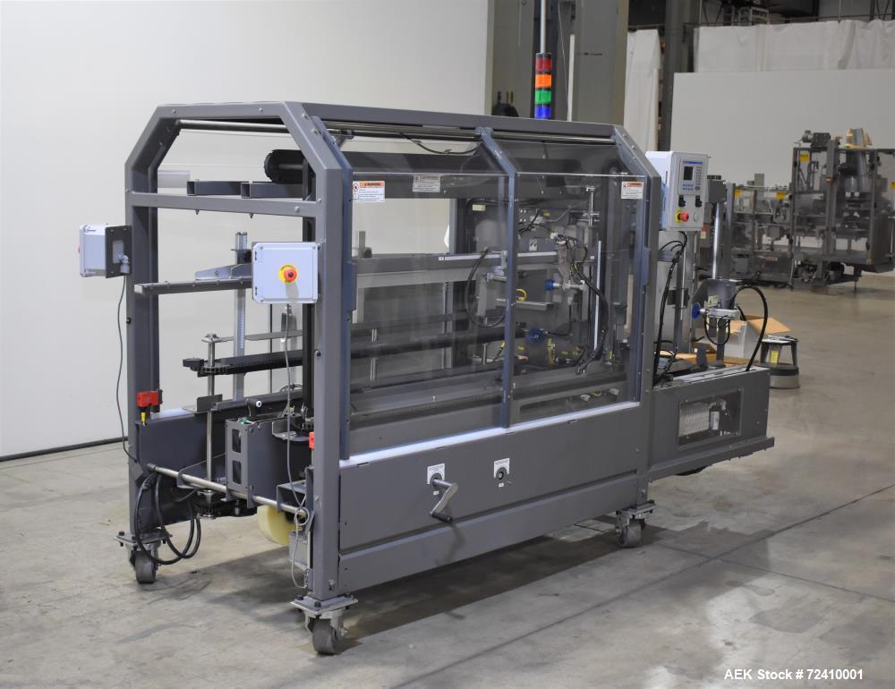 Used Pearson Model CE25-T Automatic Case Erector and Bottom Taper Sea