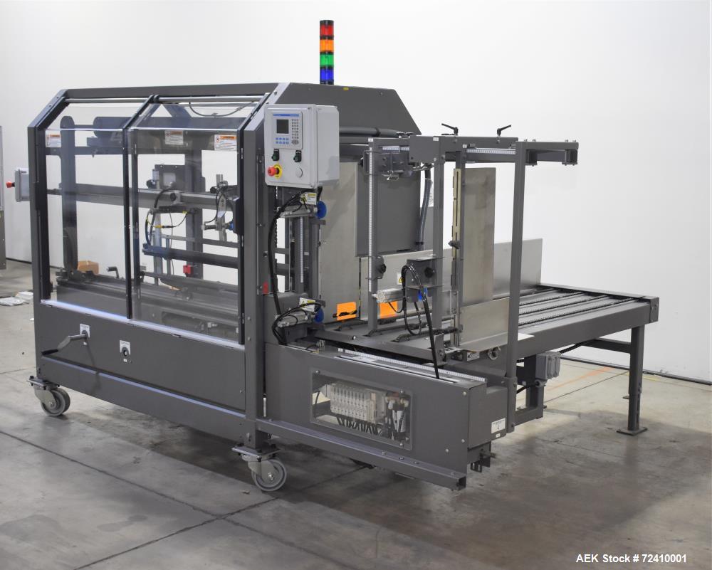 Used Pearson Model CE25-T Automatic Case Erector and Bottom Taper Sea