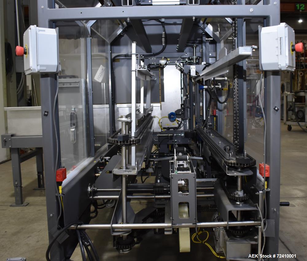 Used Pearson Model CE25-T Automatic Case Erector and Bottom Taper Sea