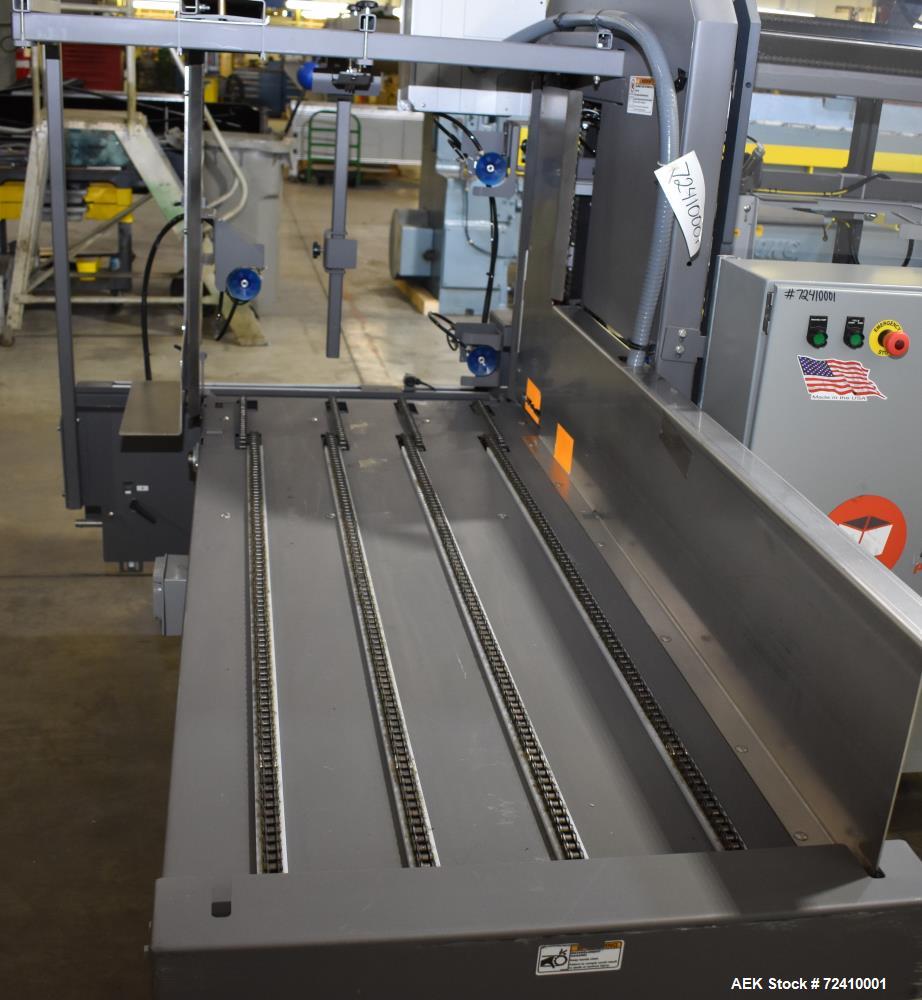 Used Pearson Model CE25-T Automatic Case Erector and Bottom Taper Sea