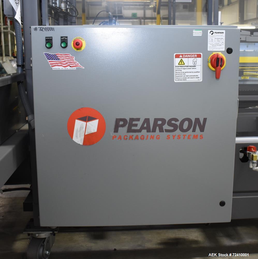 Used Pearson Model CE25-T Automatic Case Erector and Bottom Taper Sea