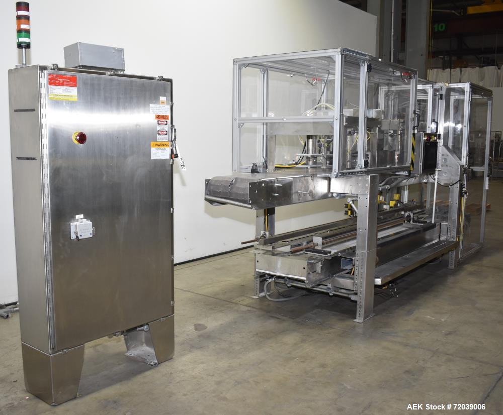 Used Akron Model ACP Fully Automatic Drop Packer. Capable of speeds u
