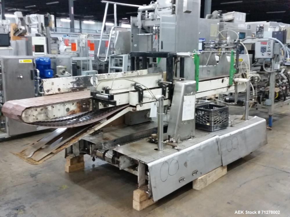 UsedMeyer Model M drop case packer. Capable of speeds up to 15 cases